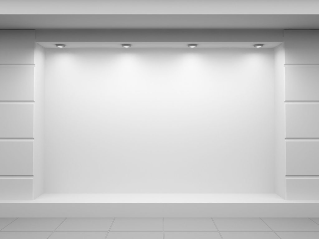 Winter Window Display - American Quilt Retailer